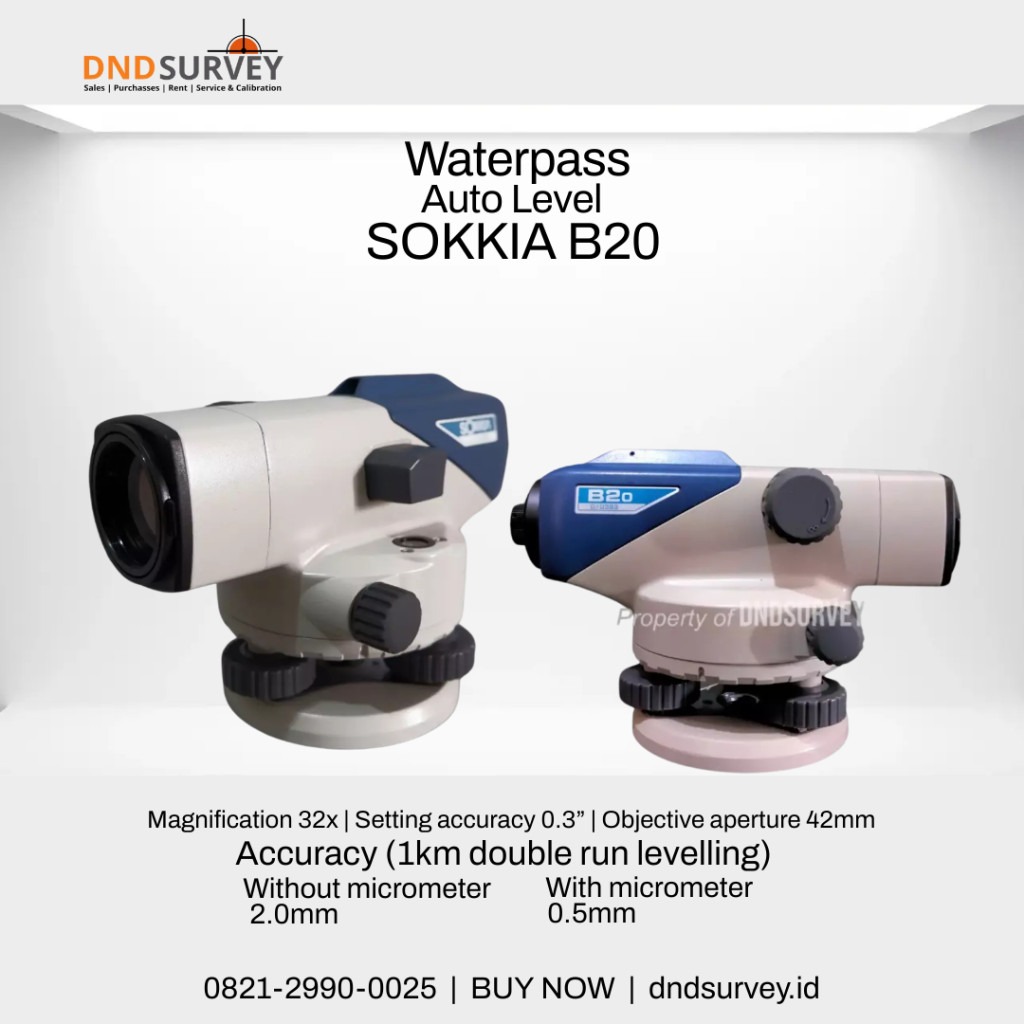 Waterpass Auto Level Sokkia B20 - DND Survey