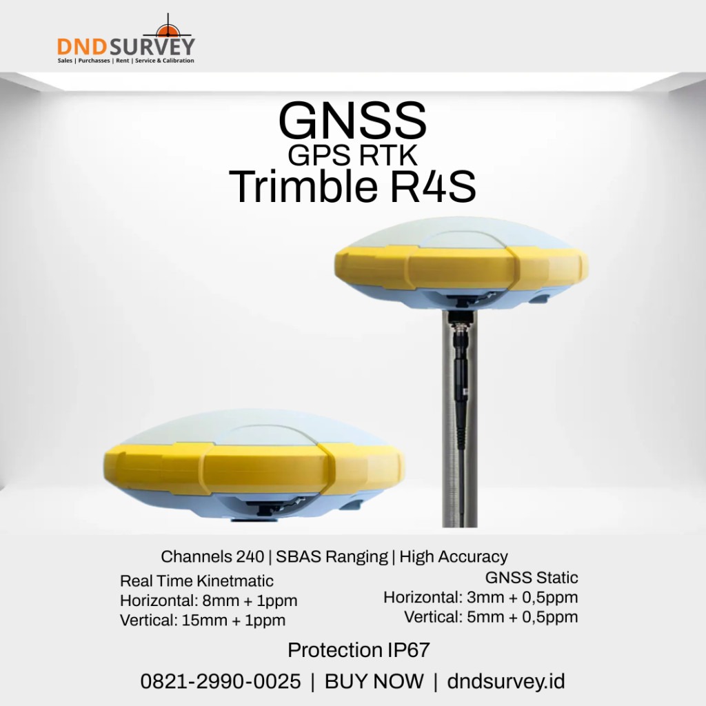 Gnss Gps Rtk Trimble R4S Baru Bergaransi | Dnd Survey